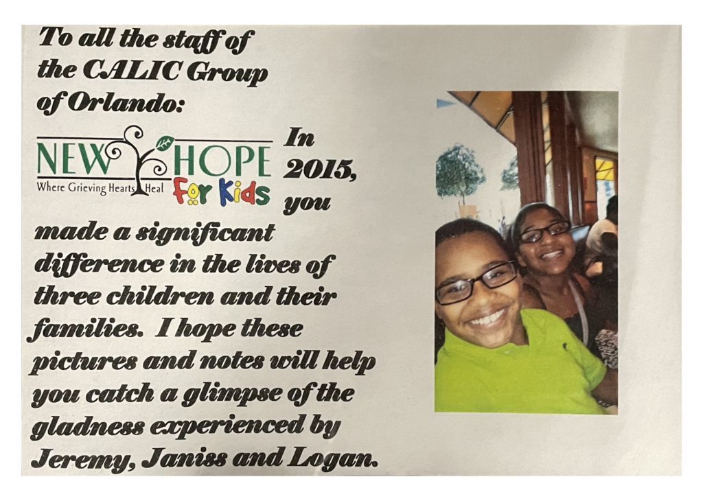 New Hope for Kids - CALIC Group